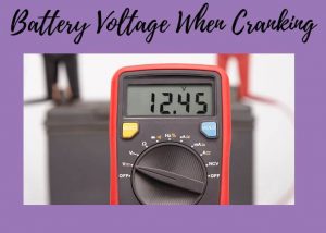 How Does Cranking Voltage Compared With Battery Voltage? - The Power Facts