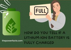 How Do You Tell If a Lithium-Ion Battery is Fully Charged? - The Power Facts