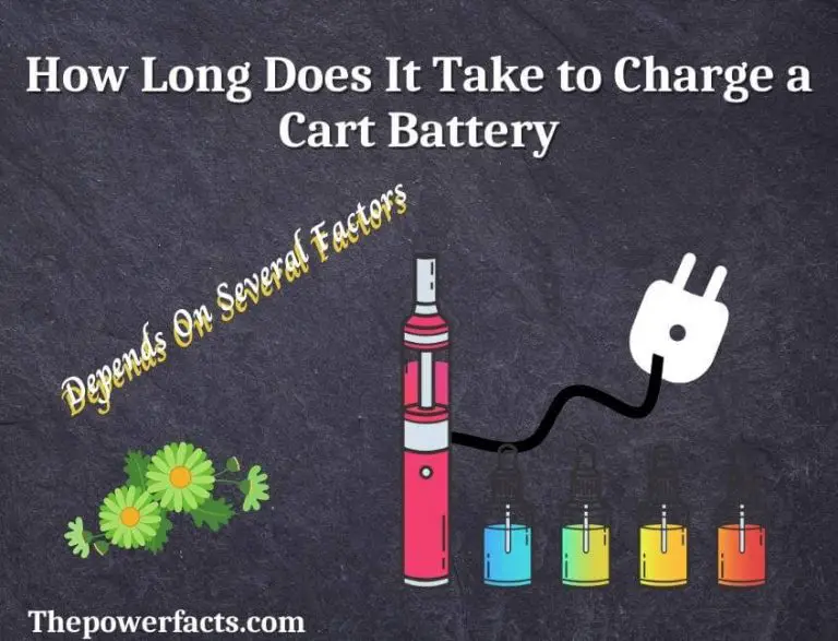 How Long Does It Take to Charge a Cart Battery? - The Power Facts